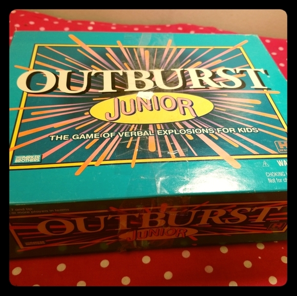 vintage Outburst | Other | Vintage Family Game Outburst Jr Junior Board ...